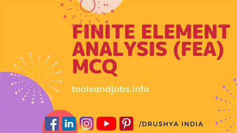 Finite Element Analysis FEA MCQ SPPU With Answers Part ToolsandJobs