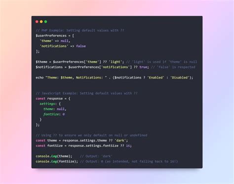 Ever Stumbled Upon A Scenario Where You Need To Assign A Default Value To A Variable But Only