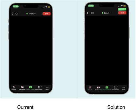 Design Critique Zoom App For Iphone Ixdpratt