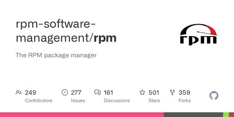 GitHub Rpm Software Management Rpm The RPM Package Manager