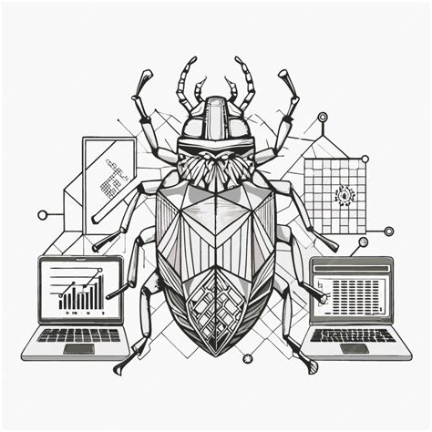 Technology Concept Flat Vector Style Illustration Featuring Debugging