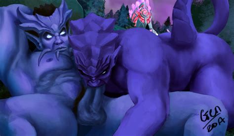 Rule 34 Ass Draenei Fellatio Gay Male Draenei Muscle Oral Penis Sex