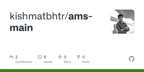 GitHub Kishmatbhtr Ams Main