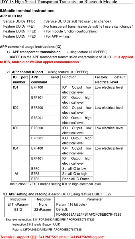 Innovation Technology JDY Bluetooth Module User Manual