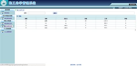 java ssh mysql勤工助学系统（源码 论文 绘图） 代码 当牛作码