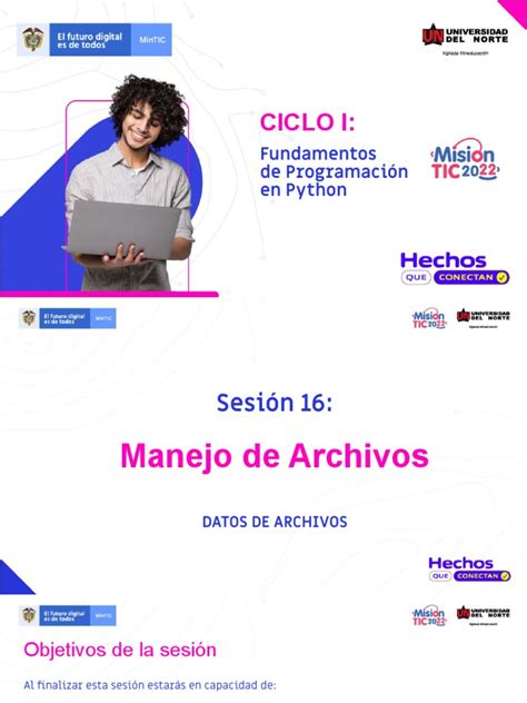 Python Sesión 6 2022 Pdf Archivo De Computadora Python Lenguaje