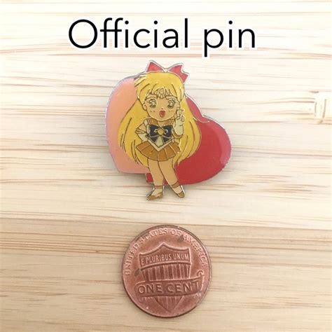 Rare Vintage Sailor Moon Enamel Pin Read Descrpt Gem