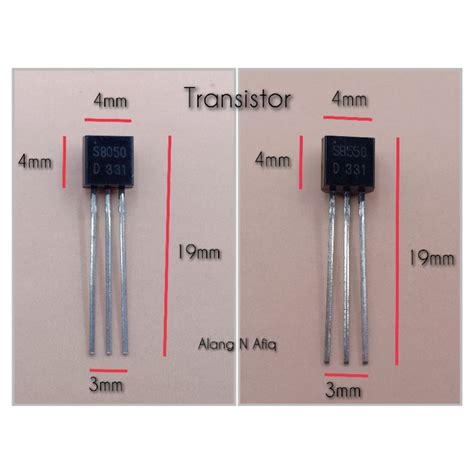 Ready Stock ⚡ S8050 S8550 Triode Transistor 0 5a 40v Electronic