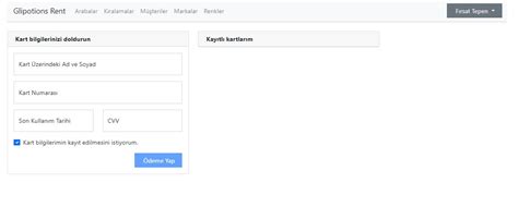GitHub Glipotions RentCar FrontEnd