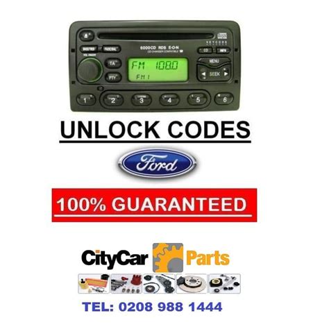 FORD RADIO CODE UNLOCK M SERIES AUDIO CODES 3000 4000 5000 6000 6006 7000 RDS