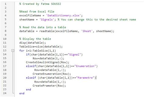How To Create Data Dictionaries In Mbd Using Matlabsimulink Soussi