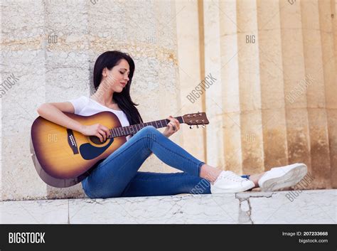 Acoustic Guitar Player Girl