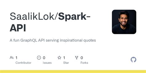 GitHub SaalikLok Spark API A Fun GraphQL API Serving Inspirational
