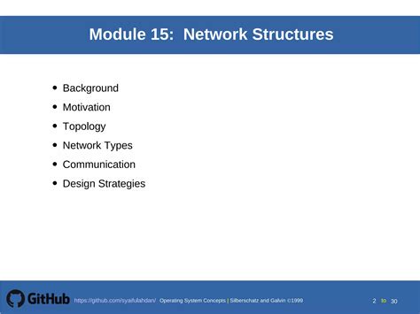 Operating System Ch15 Network Structures Ppt