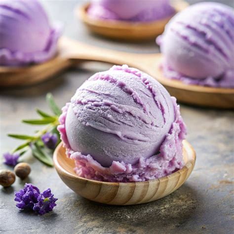 Taro Ice Cream Stock Illustration Illustration Of Texture 374108901