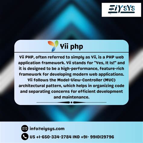 Eiysys Yii Php Framework Experts Eiysys Posted On The Topic Linkedin