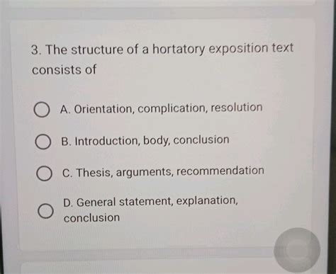 3 The Structure Of A Hortatory Exposition Studyx 3 The Structure Of A Hortatory Exposition Studyx