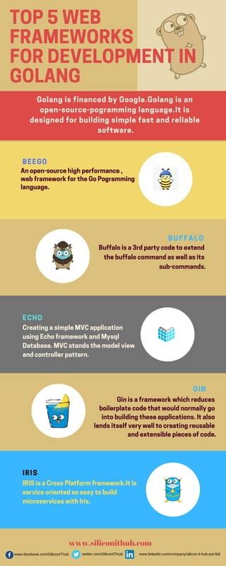 Top 5 Frameworks For Web Development In Go Language Pdf Programming Languages Computing
