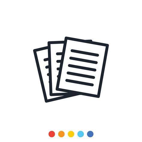 Simple Document Icon Minimal Document Icon Document Sheet 11677025