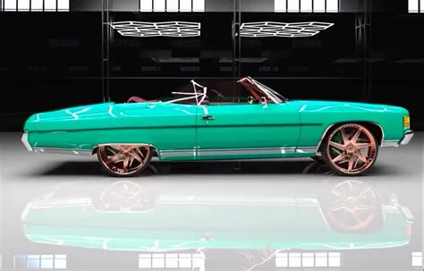 Digitally Reimagined 1971 Chevrolet Impala Donk Aesthetic Meets Modern