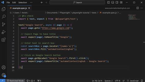Playwright Automation Testing Tutorial Automationtestinghub