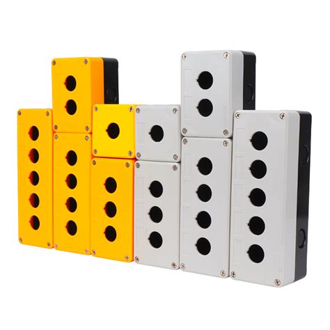 高品质单孔防水按钮开关盒指示灯盒急停紧急钮控制盒 Hb2 B01 虎窝淘