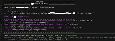 Why Does Appium Python Findelementbyid Fails In Aws Device Farm But