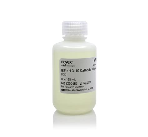 Invitrogen Ief Cathode Buffer Ph 3 10 10x 125ml Gel Electrophoresis