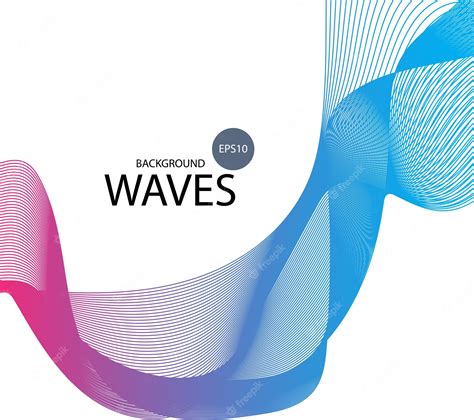 Premium Vector Abstract Flowing Lines Background