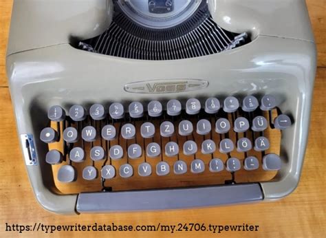 1952 Voss S 24 On The Typewriter Database 1952 Voss S 24 On The Typewriter Database