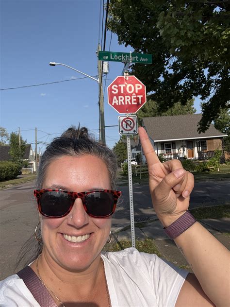 Bilingual Stop Sign Maritimes Teamfund Fundraising