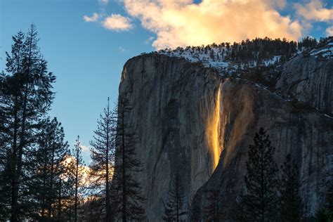 Horsetail Fall In Yosemite