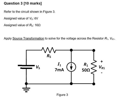 Solved Apply Source Transformation To Solve For The Voltage Chegg Com