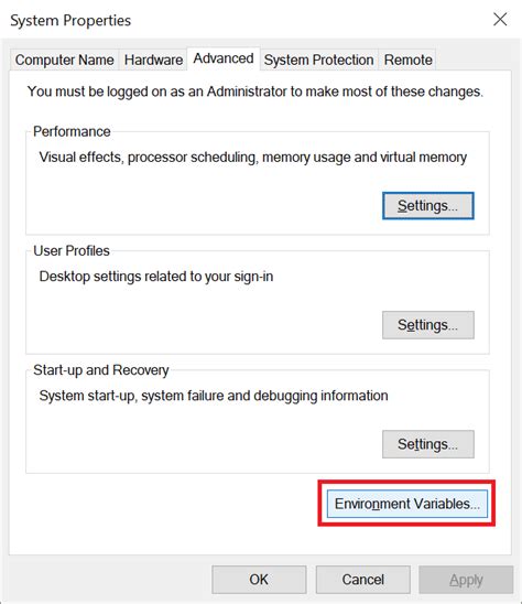 windows select env var plunify blog and support