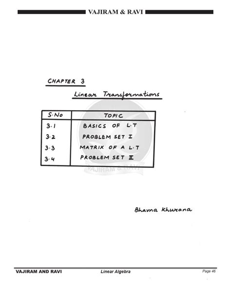 Chapter 3 Linear Algebra Pdf