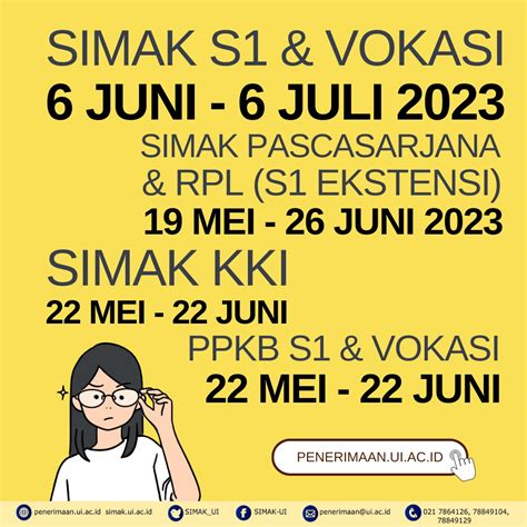 Simak Ui On Twitter Tidak Hanya Simak S1 And Vokasi Pendaftaran Ppkb Simak Pascasarjana Rpl