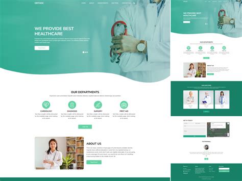 30 Free Medical Bootstrap Templates Wvtc