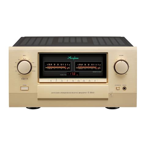 Accuphase E 800 Class A Precision Integrated Stereo Amplifier Capture
