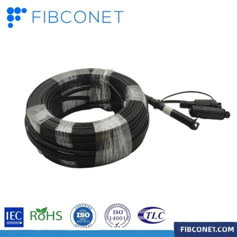Ftth Sc Apc Singlemode Assembly Drop Cable Hw Optitap Slim Optical Fiber Waterproof Connector