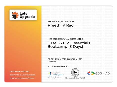 Preethi Rao On Linkedin Html Css Webdevelopment