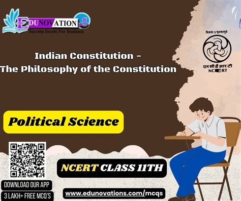 NCERT Class Political Science MCQ The Philosophy Of The Constitution MCQs Multiple Choice