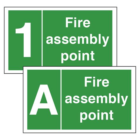 Fire Assembly Point Zone Sign