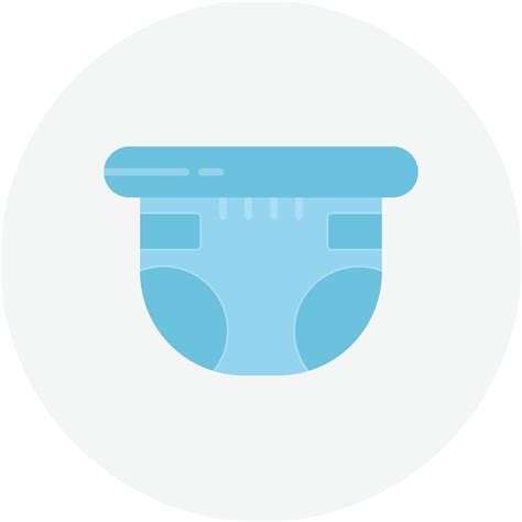 Diaper Flat Circle 9586904 Vector Art At Vecteezy