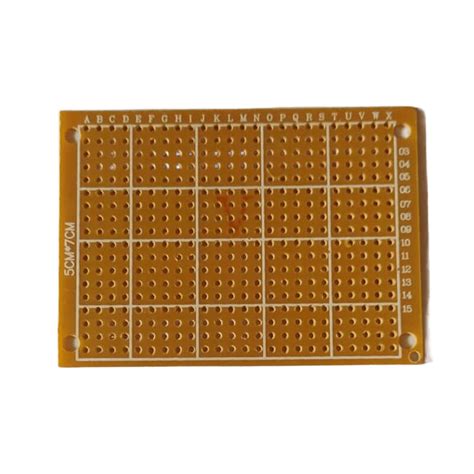 Placa Experimental Perforada Simple Faz Pcb 5×7 Cm Oriel