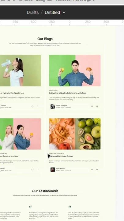 Day 06 100 Days Uiux Design Challenge Nutrition And Fitness Training