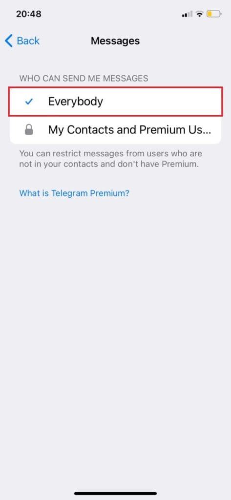 How to Fix You Can Only Send Messages to Mutual Contacts on Telegram – TechCult