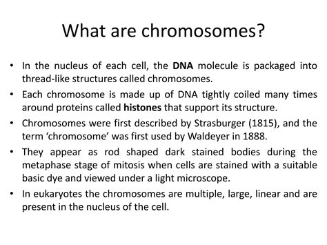 Chromosome Structure Ppt Principals Of Genetics Ppt Genetics Science