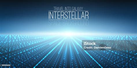 벡터 행성간 공간 배경입니다 우주은 그림 성운 스타 더스트와 밝은 빛나는 별 배경 벡터 일러스트 레이 션 아트 워크 브로셔