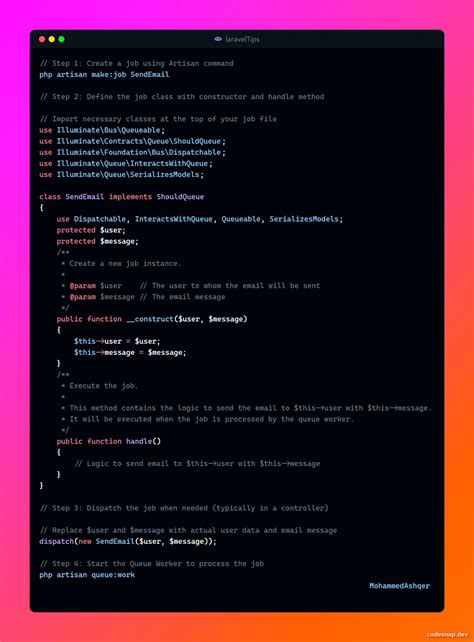 how laravel s queue workers can speed up your work mohammed al ashqer