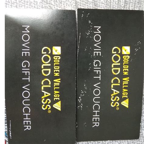 Gold Class Tickets X 2 Vouchers Tickets And Vouchers Vouchers On Carousell